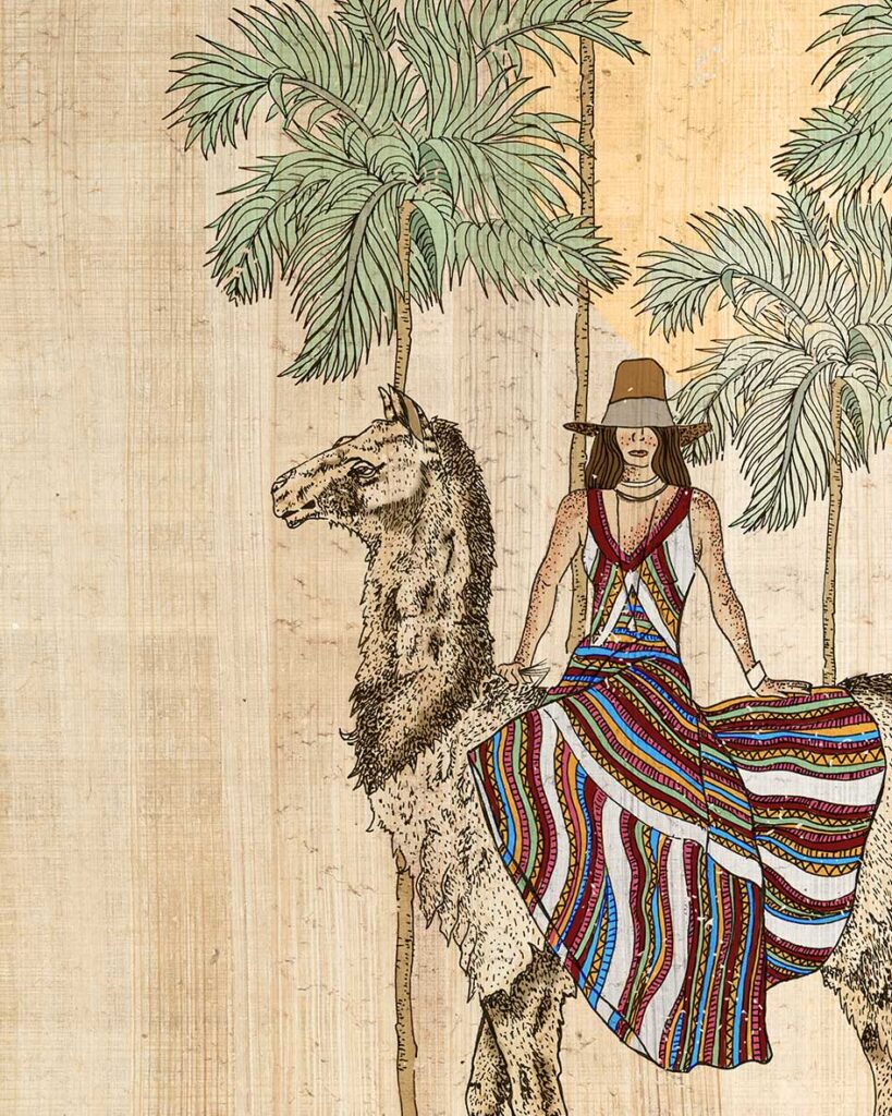 The Llama Rider Limited Edition Print - Tropia Art