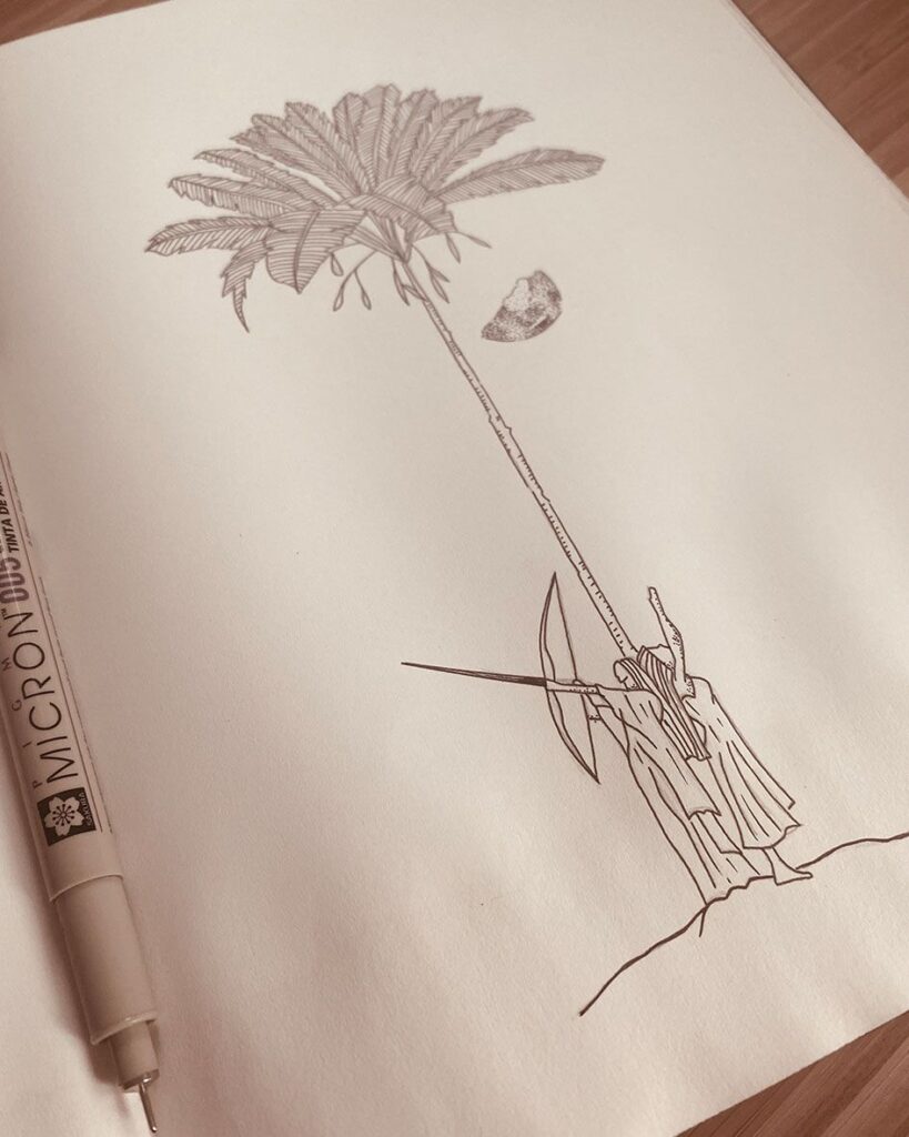 Tropical High Priestess Art Print - Tropia Art