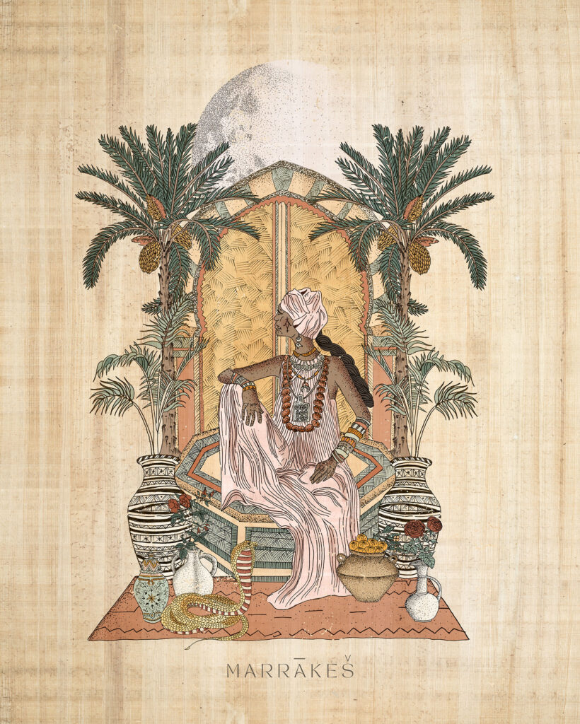 Marrakesh Moon Limited Edition Print - Tropia Art